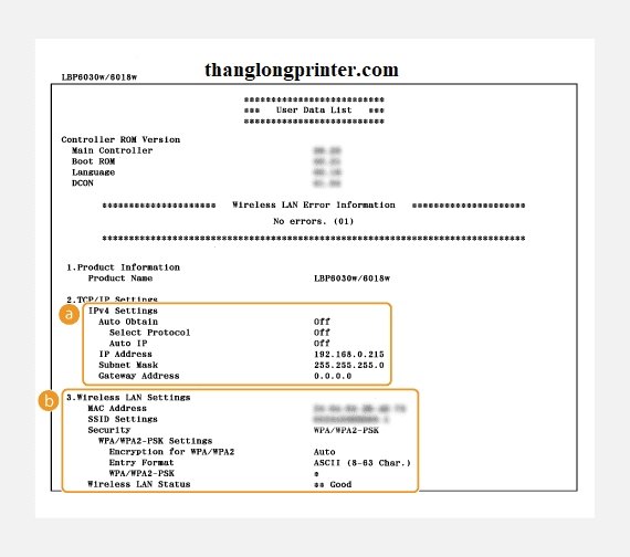 cài đặt máy in Canon 6030W qua USB và Wifi chi tiết